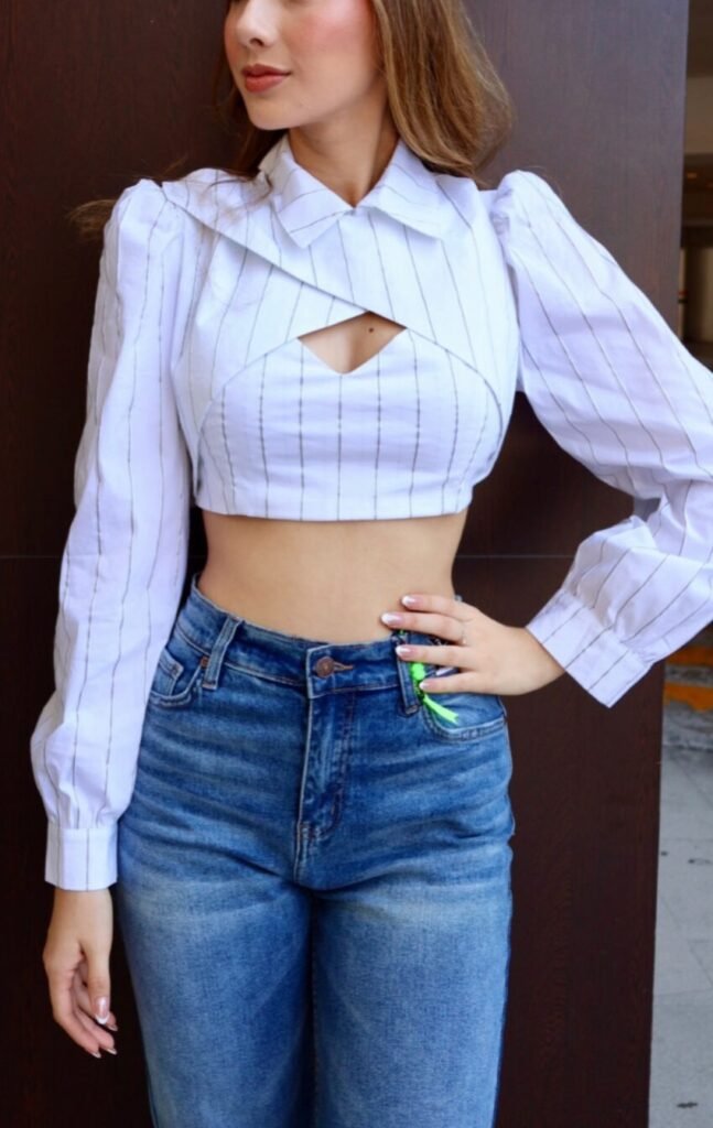crop top manga larga – Frida Sofia Boutique